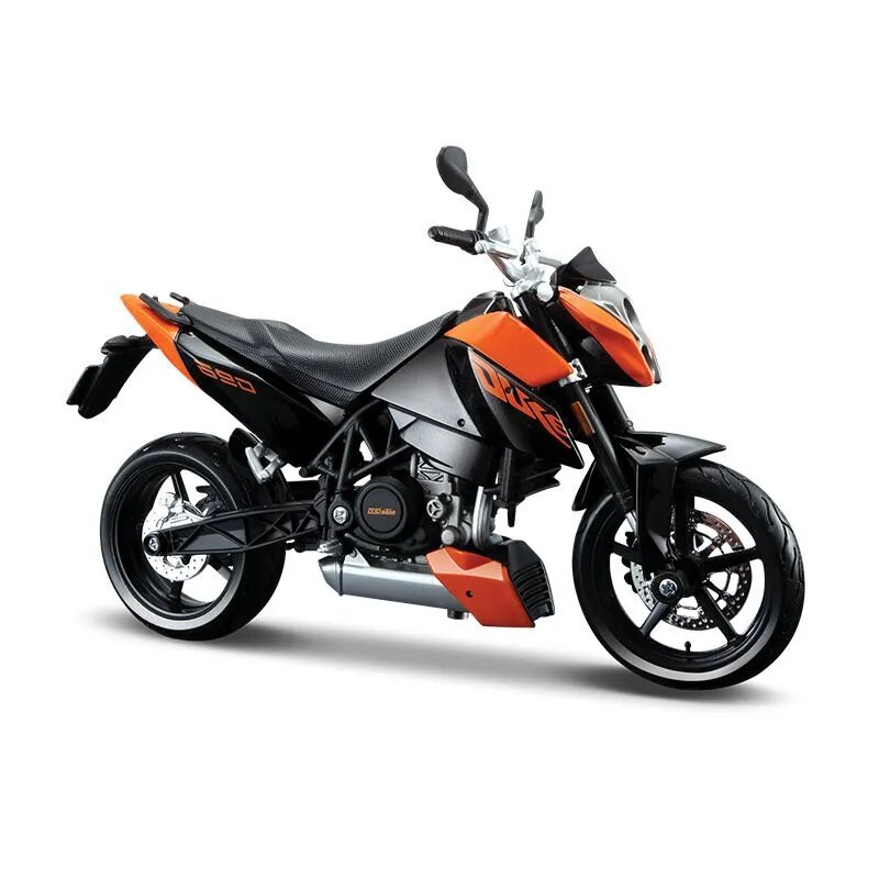 Maisto 1:12 KTM 690 Duke 3 оранжево-черный металлический мотоцикл