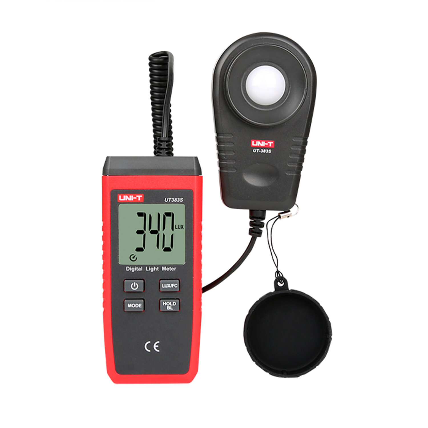 Люксметр UNI-T UT383S, выносной, автовыключение, подсветка, измерение до 199 900 люкс