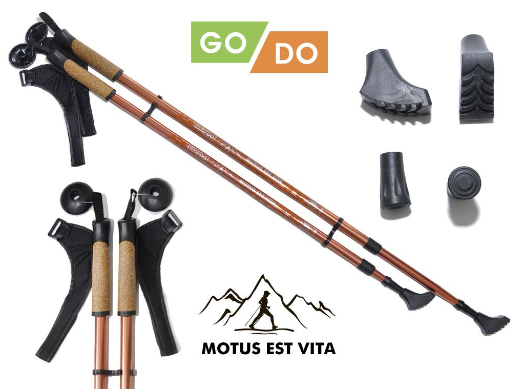 Палки треккинговые GO DO, G-DS3-Ж 06583