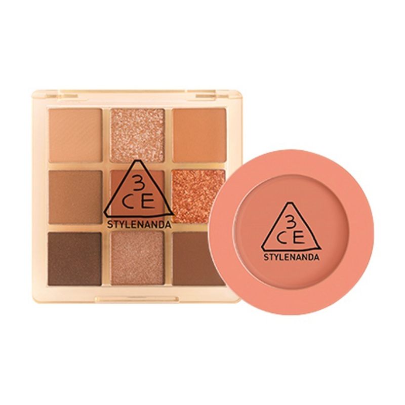 Набор теней и румян женский 3CE Velvet Clear, для сияния тона кожи, артикул 5696523