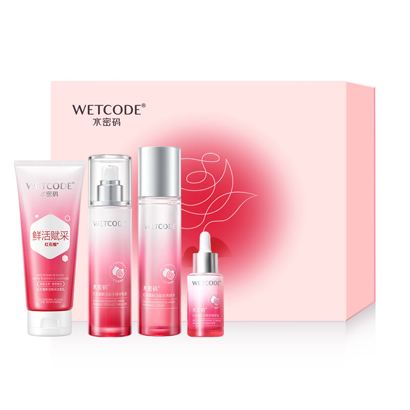 Wetcode Женский Красный Гранат Увлажняющий Защитный Набор для Ухода за Кожей 5748493