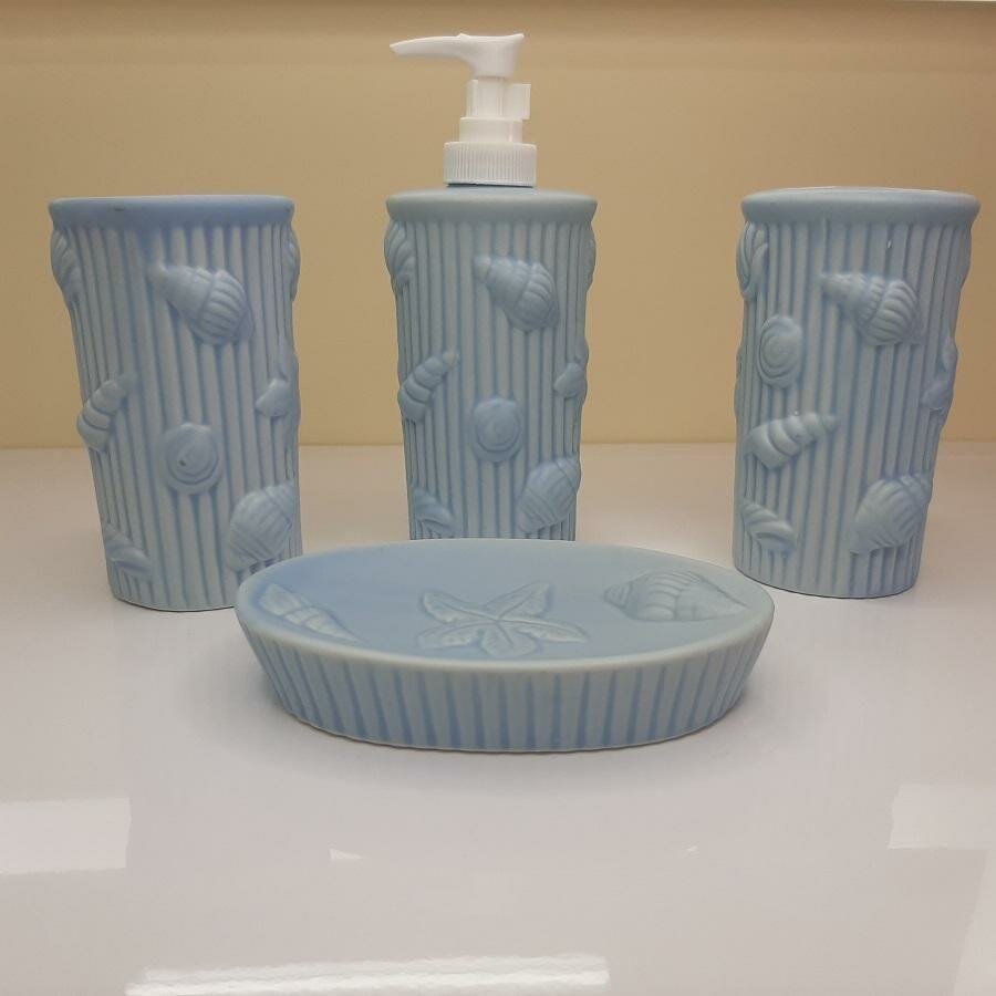 Набор аксессуаров для ванной Ceramic Bath 4 предмета керамический