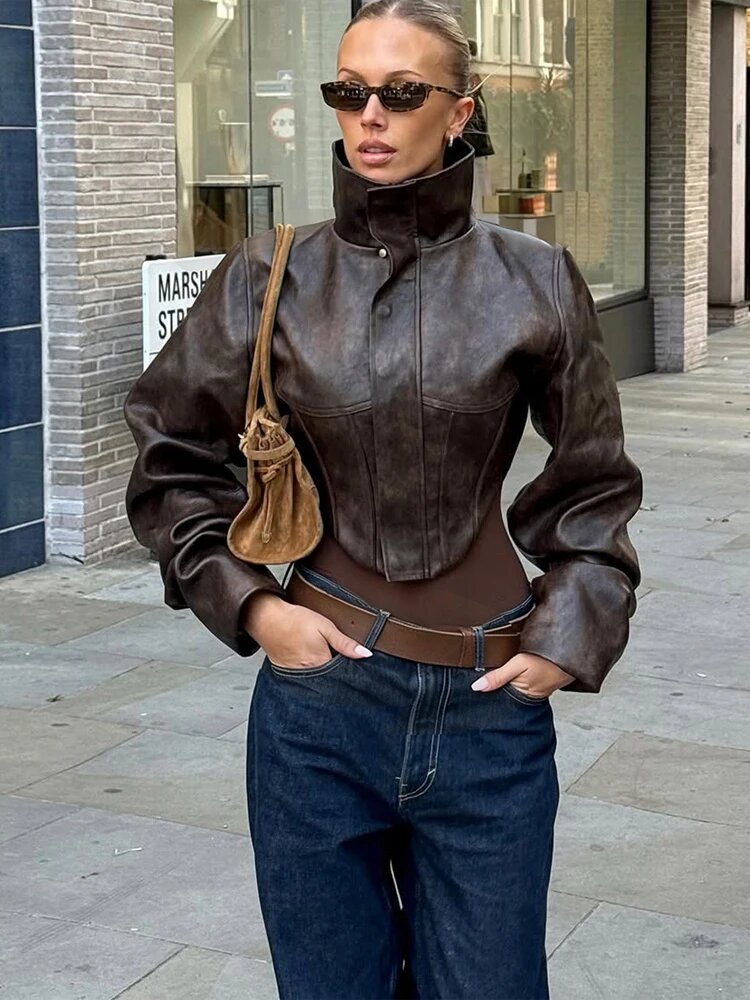 Куртка кожаная