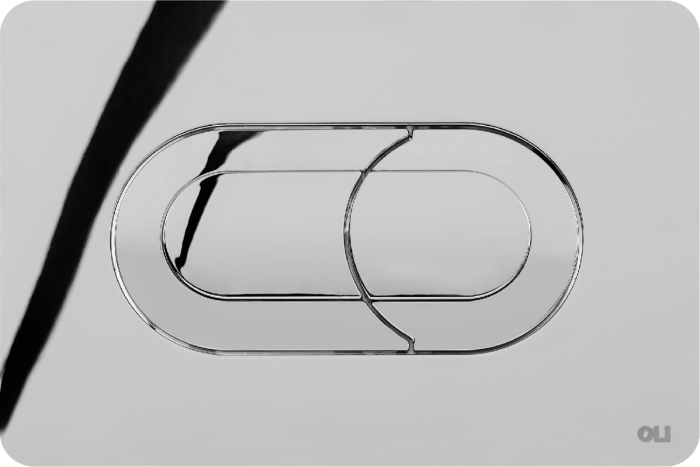 Кнопка смыва OLI Salina Salina 640084 хром