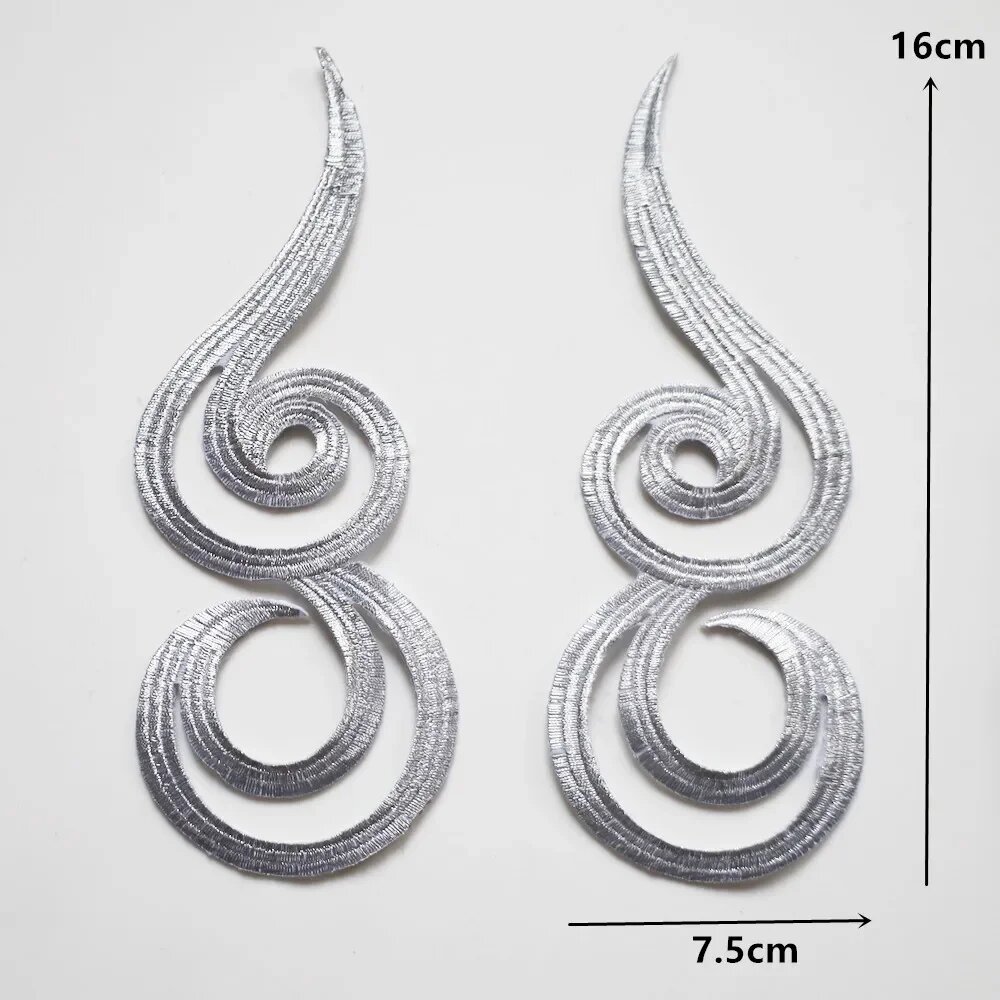 Серебряный воротник COOLAIKE 2 шт. Silver style D