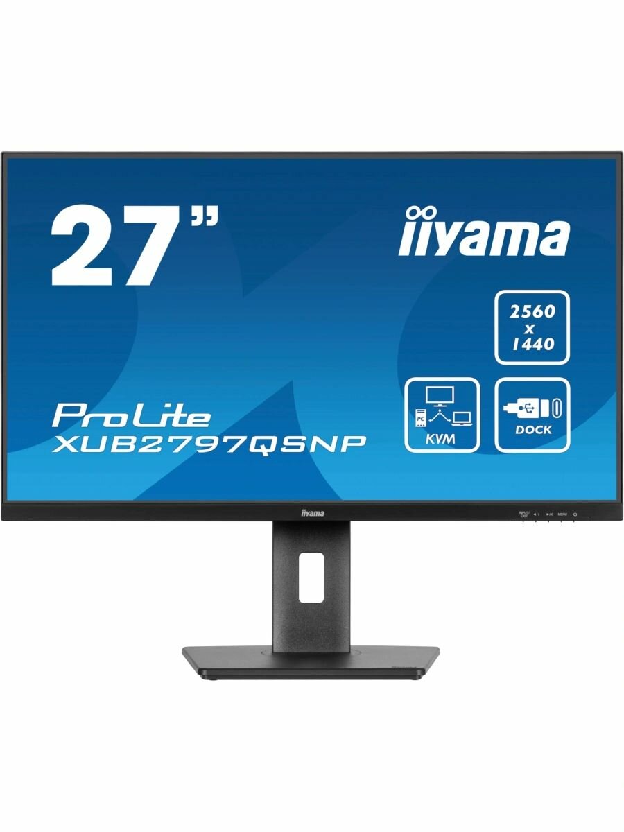 27" Монитор Iiyama XUB2797QSNP-B1 черный WQ IPS