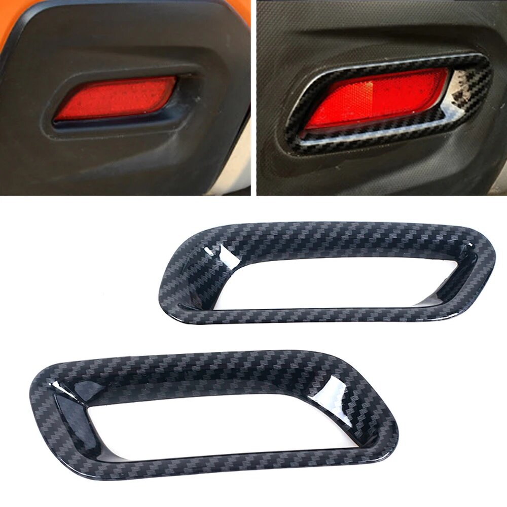 K-Автомобильный передний и задний бампер, противотуманная фара, рамка, наклейка, отделка ABS, Rear