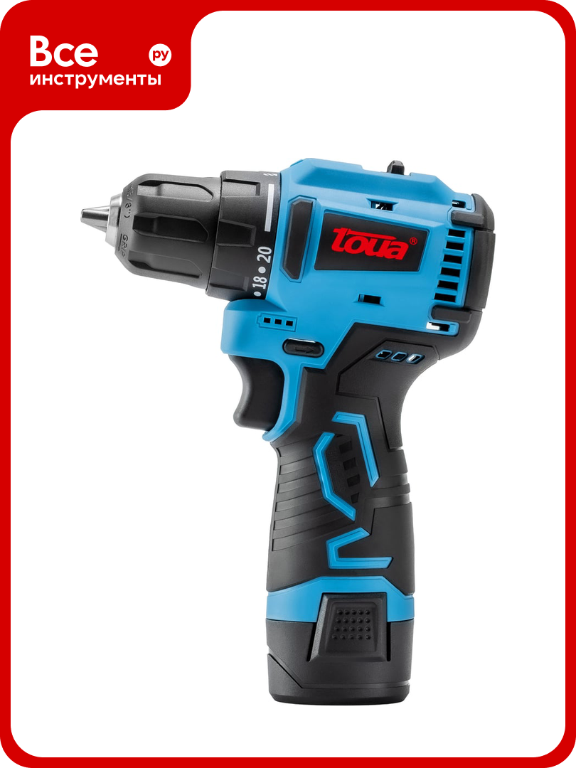 Аккумуляторный шуруповерт TOUA 12 v DBLD120