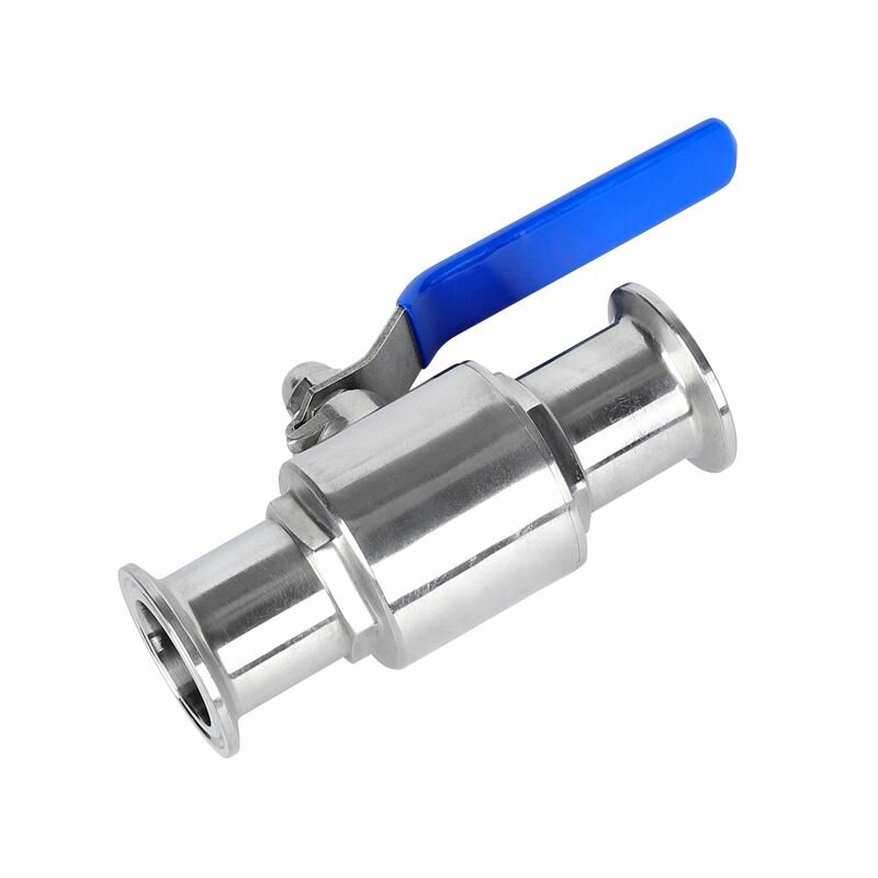 Кран шаровой на кламп 1,5 " из нержавеющей стали AISI 304