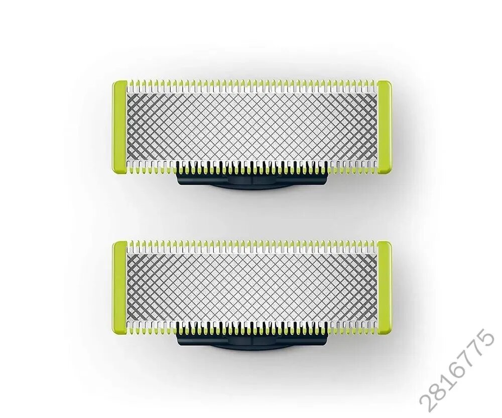 Лезвия для триммера Philips OneBlade QP220/51, 2 шт, серый металлик, для ухода за бородой и усами