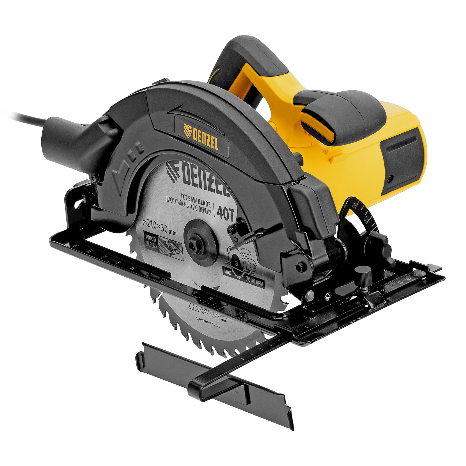 Пила циркулярная CSD-210, 1800 Вт, 210 мм Denzel 27307
