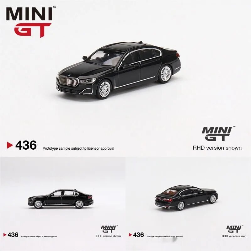 Машинка minigt 1/64 BMW M3 E30 M4 IMSA G82 GT3 750Li Drive Competition Alpina B7 Die-cast alloy car model collection display gifts