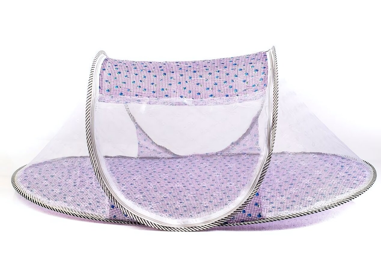 Матрас-кокон для малышей с москитной сеткой, компактный, текстиль, переноска