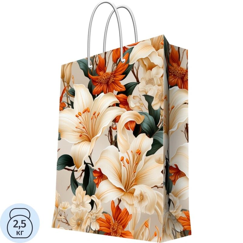 Пакет , бумажный д/сувенирной продукции, ш26cм,140г/м2 26x32,4x12,7см 93914FE