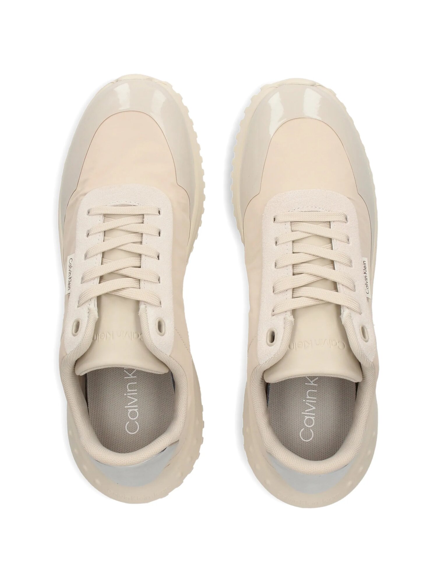 Кроссовки CALVIN KLEIN Panelled sneakers, размер 38 EU, разноцветный — фото 1