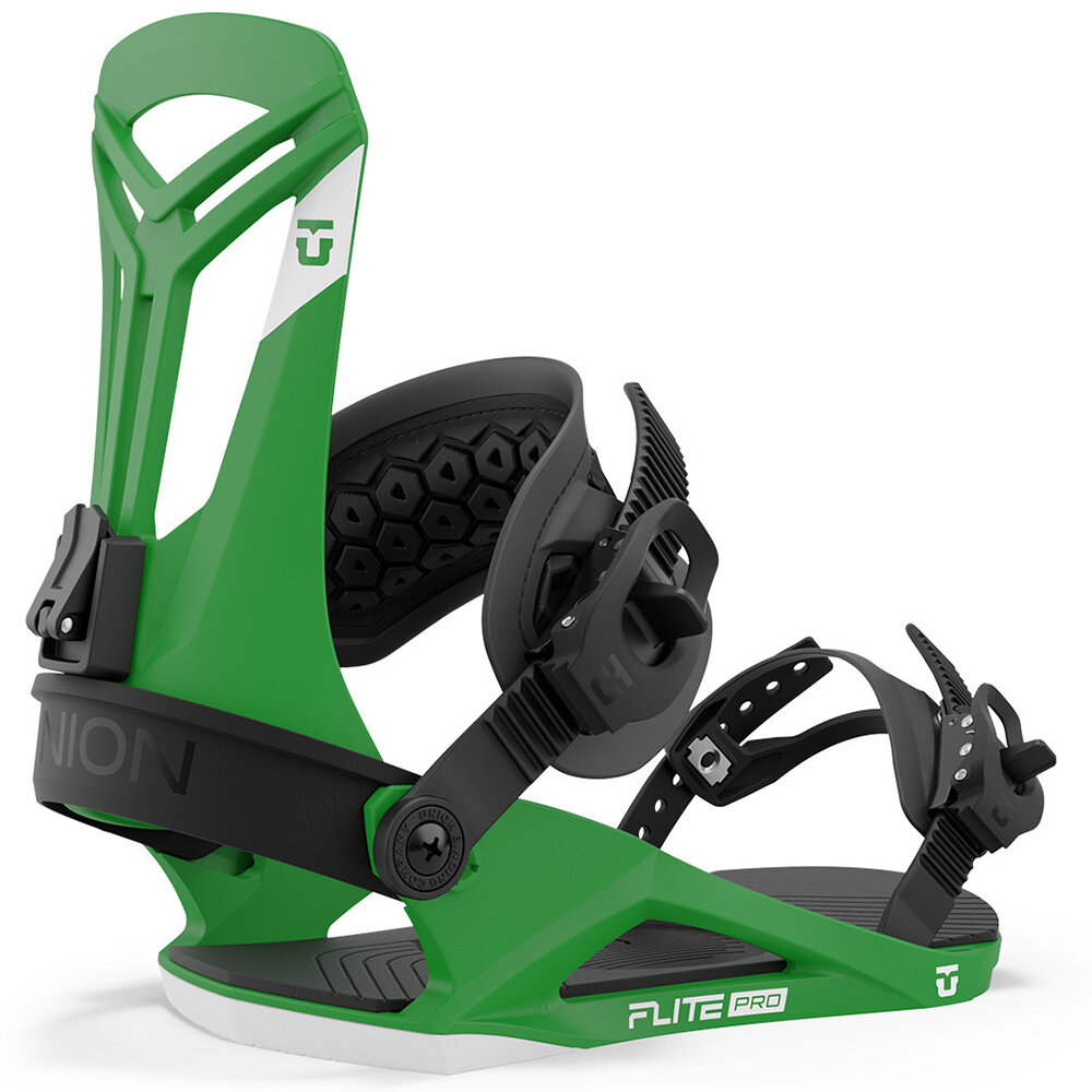 Крепления для сноуборда Union flite pro green, размер L (43.5+ eur)
