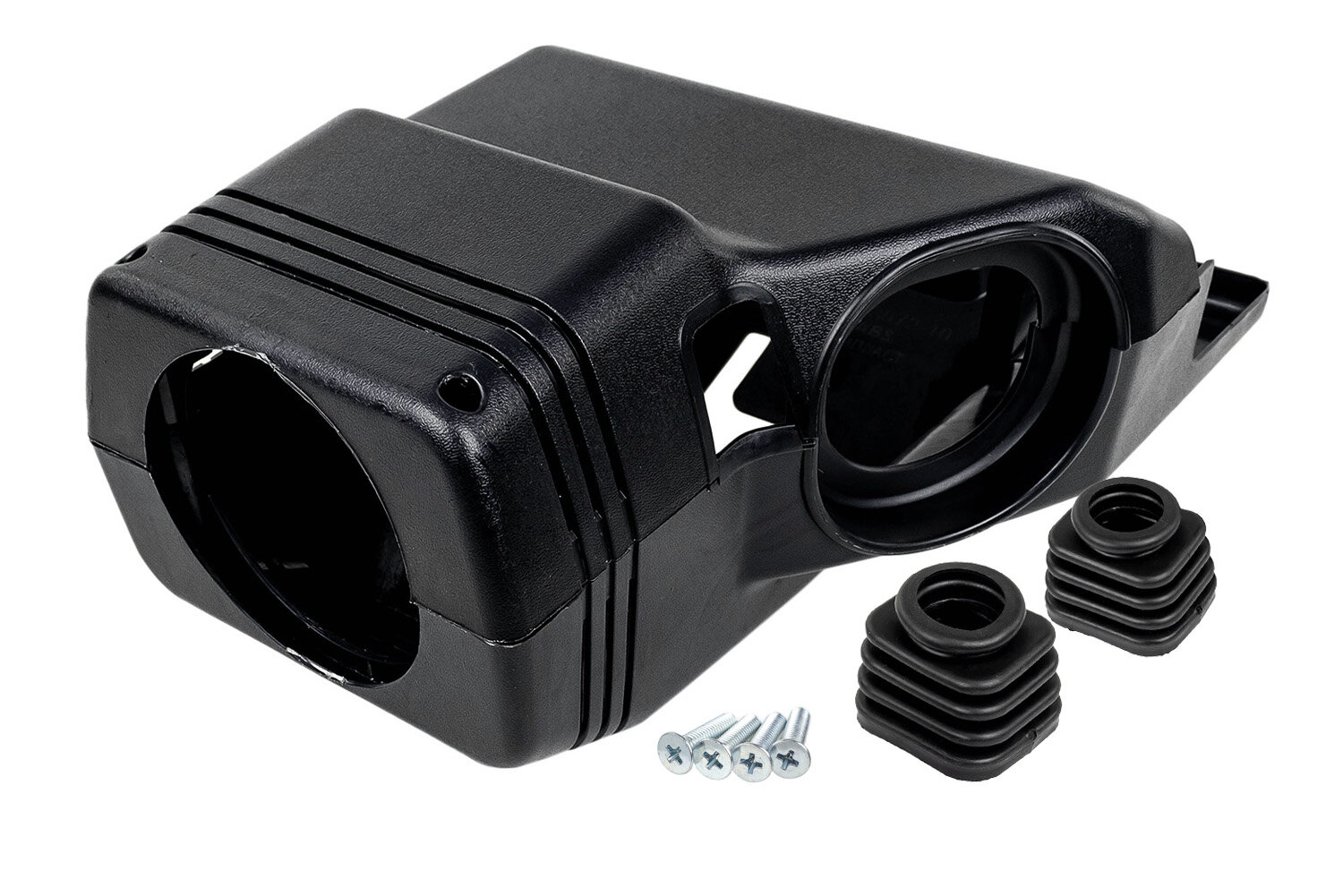 Кожух рулевой колонки нового образца с винтами и пыльниками подрулевых переключателей под старую панель для ВАЗ 2110-2112