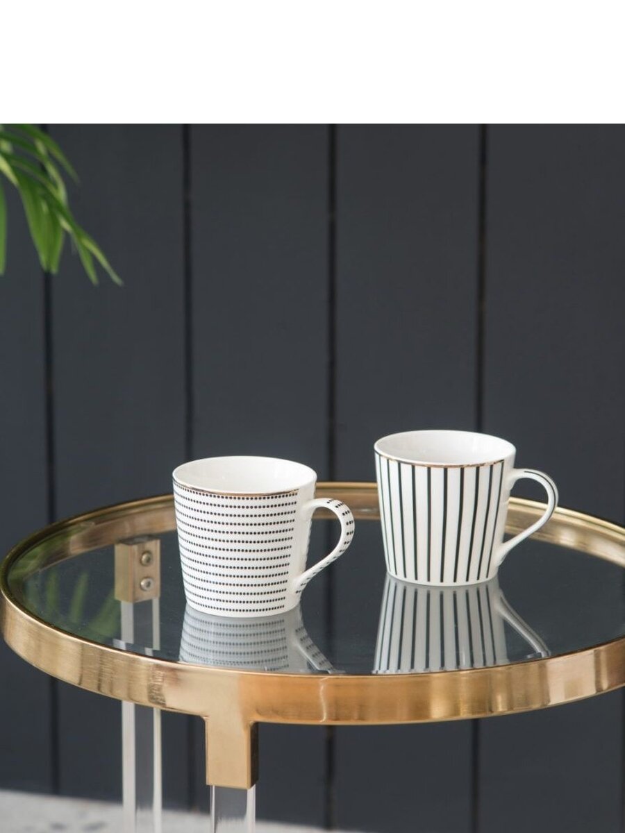 1347 Кружки, набор 4 предмета 10x13,5x9 см, Фарфор, белый, Glasar