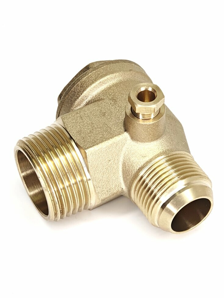 Клапан обратный Ремеза компрессора поршневого LB50 LB75 латунный Remeza