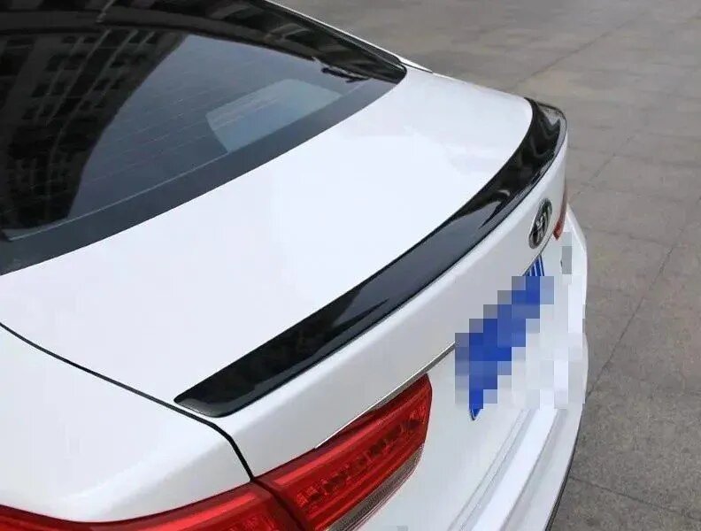 Спойлер для Kia Optima (2016-2020) черный глянец, 1 шт. ABS-пластик, установка на крышку багажника