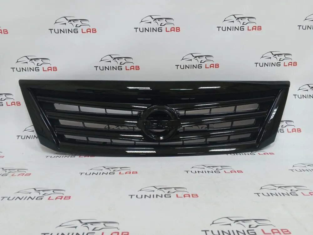 Решетка радиатора Nissan Teana / Ниссан Теана J32 (2008-2012), черный глянец, антихром, ABS пластик, установка в штатные места