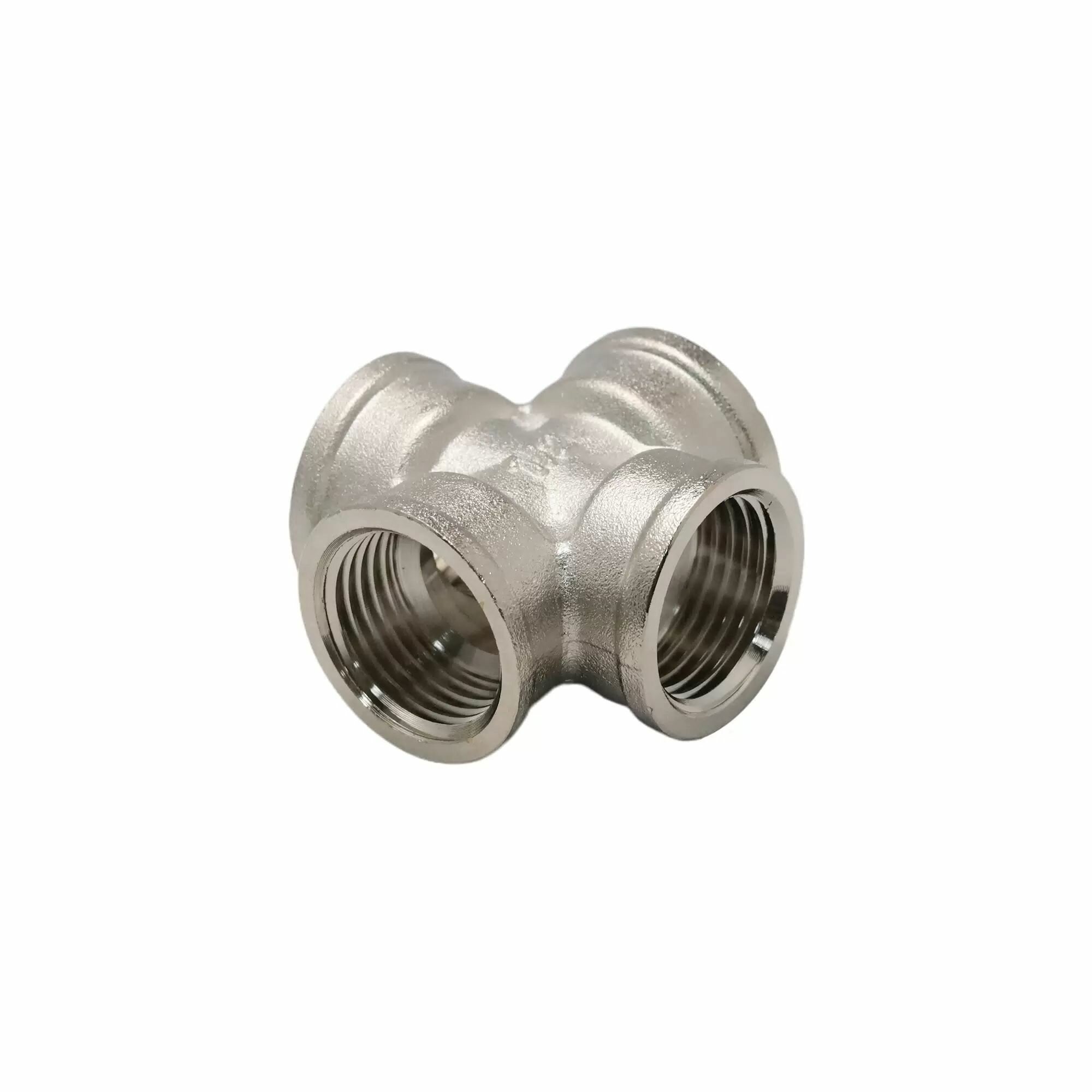 Крестовина внутренняя резьба никелированная AQUALINK 1/2"