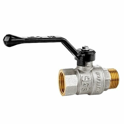 Кран шаровой муфта/резьба полнопроходной (рычаг) LD Pride 3/4"
