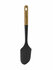 Скребок Staub, для теста, из дерева и силикона, чёрный, 30 см