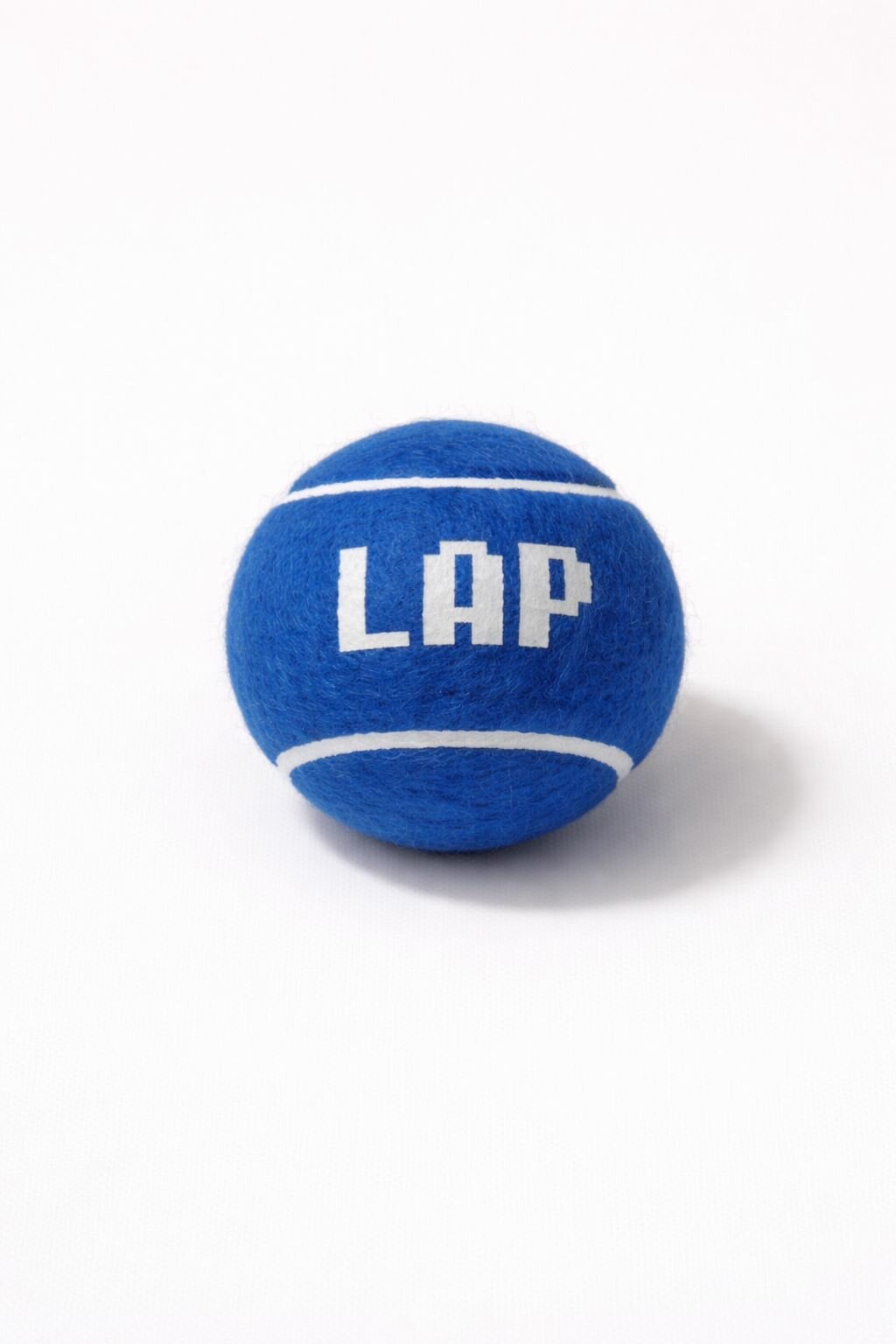 Мяч для игры в Русскую Лапту LAP синий цвет, резиновый мяч яркий