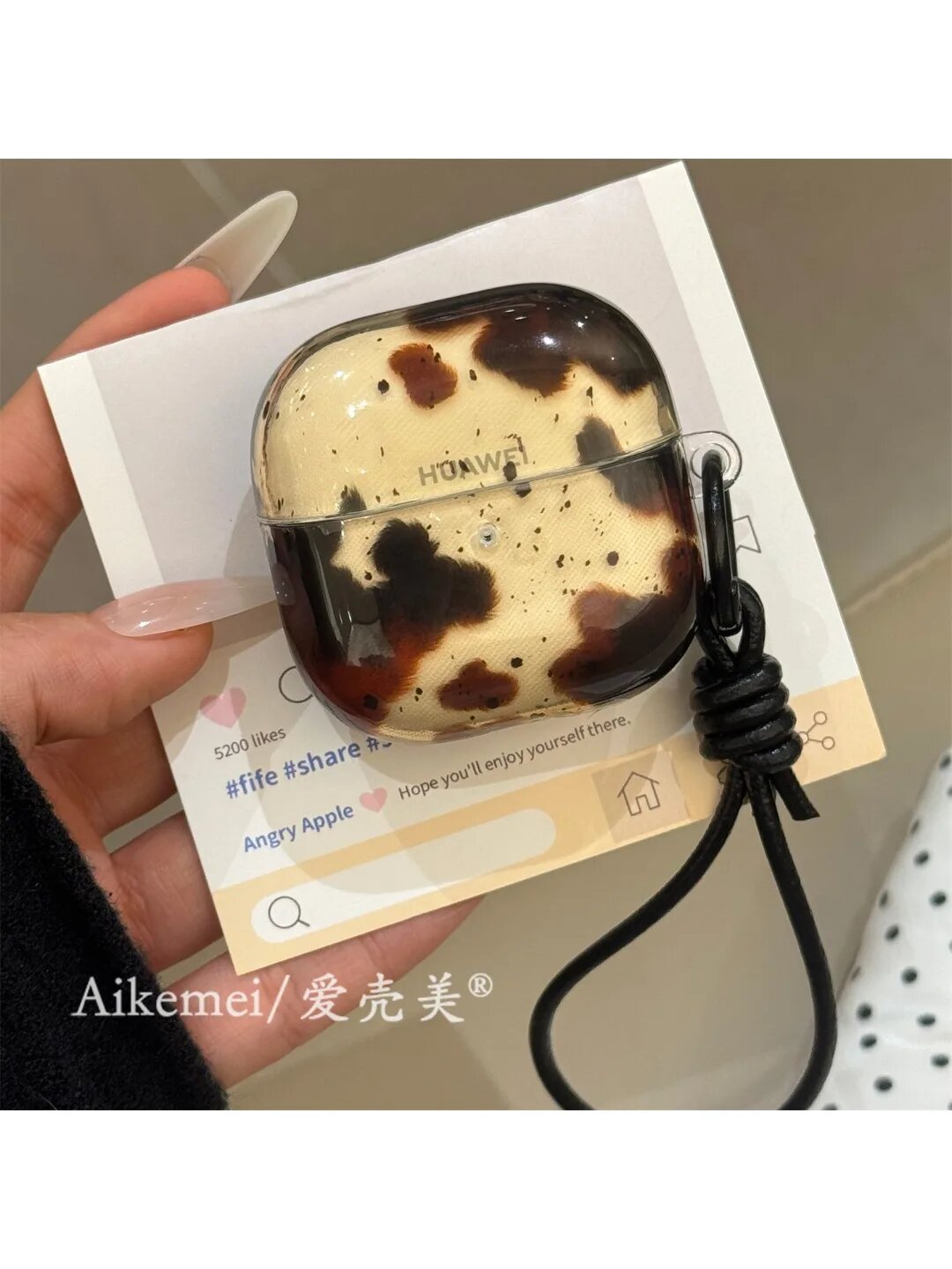 Чехлы для наушников для Huawei FreeClip2 Freebuds5i/6i/7i Spllatter черные для AirPods pro3 для Samsung Galaxy Buds2 live fe Buds Cover