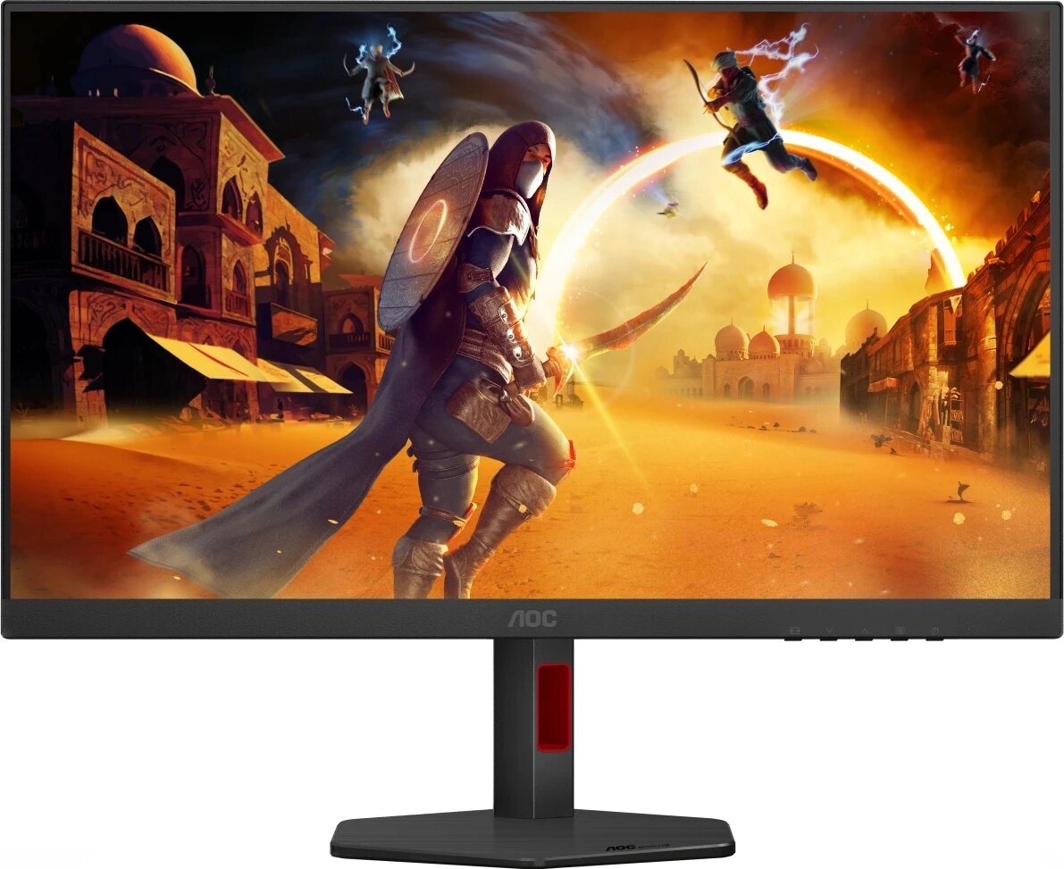 Монитор AOC 27" Q27G4SRU черный IPS LED 16:9 HDMI M/M матовая HAS Piv 1000:1 450cd 178гр/178гр 2560x1440 300Hz G-Sync DP Quad 2K (1440p) 6.11кг
