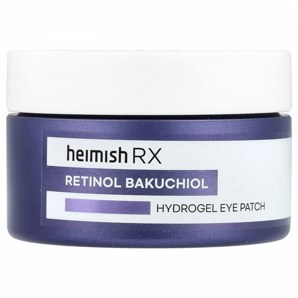 Heimish, RX, гидрогелевые патчи для глаз с ретинолом бакучиолом, 60 шт. по 1,4 г (0,049 унции)