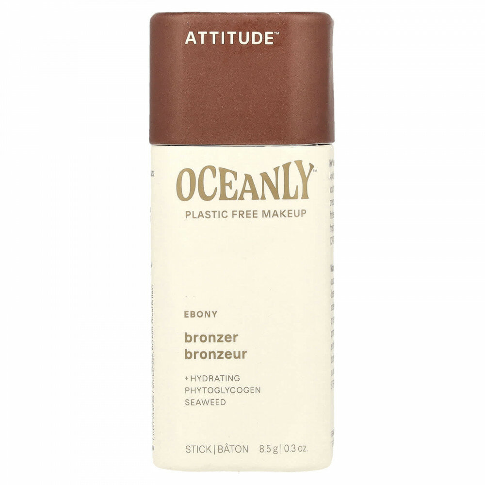 ATTITUDE, Oceanly™, бронзер, черное дерево, 8,5 г (0,3 унции)