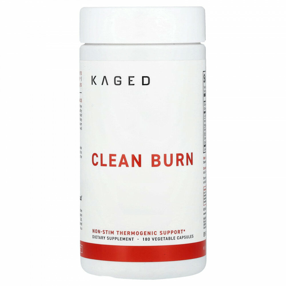 Kaged, Clean Burn, 180 растительных капсул