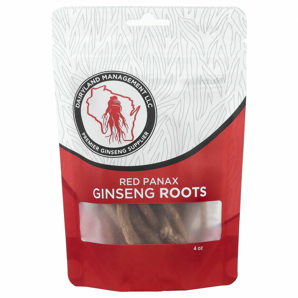 Dairyland Ginseng, корни красного женьшеня обыкновенного (Panax Ginseng), 118 мл (4 унции)