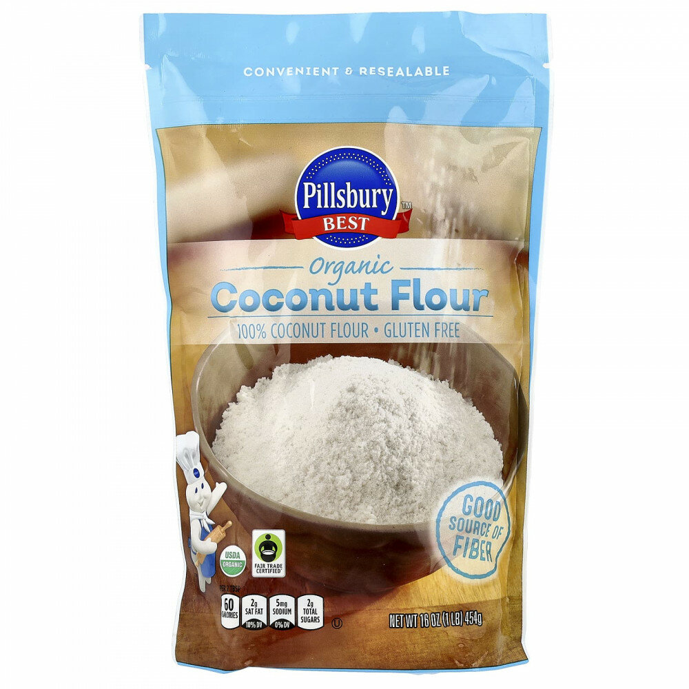 Pillsbury, органическая кокосовая мука, 454 г (16 унций)