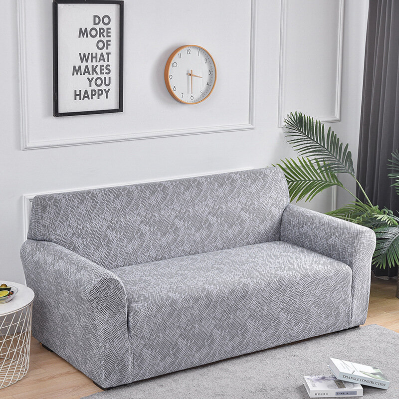 Чехол для дивана с принтом, цельный эластичный чехол для дивана, комплект эластичных чехлов для дивана, полностью закрывающий, подходит для всех сезонов, для домашнего использования.