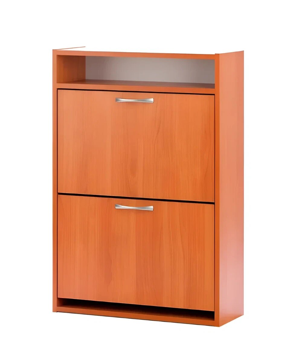 Обувница Классика-2, 60х23х85 см, откидной, в прихожую, ЛДСП Вишня Оксфорд