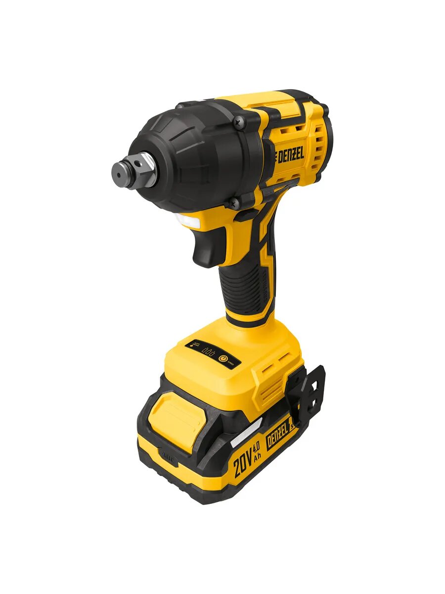 Гайковерт ударный аккумуляторный бесщет. CIW, DENZEL, 26524