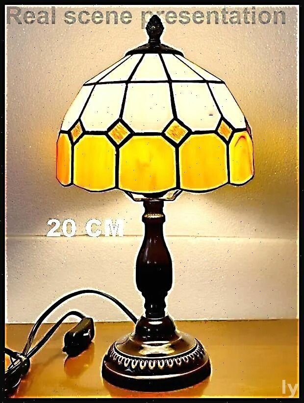 Настольная лампа Тиффани XooSky X03S Стеклянный светильник для спальни