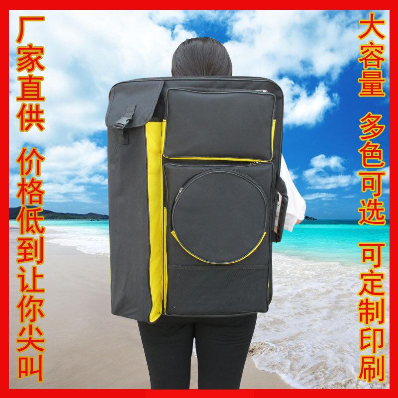 Производитель оптовых сумок для чертежных планшетов с двумя плечевыми ремнями, сумка для рисования 4K с большой молнией, многофункциональная для эскизов, художественных экзаменов и тестов по рисованию.