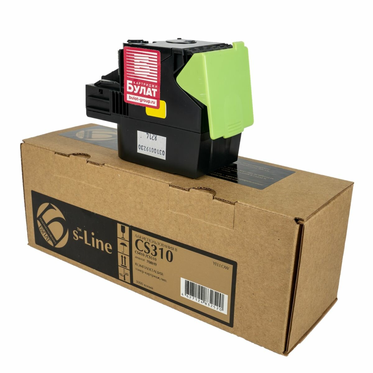 Тонер-картридж булат s-Line 70C8HY0 для Lexmark CS310 (Жёлтый, 3000 стр.)