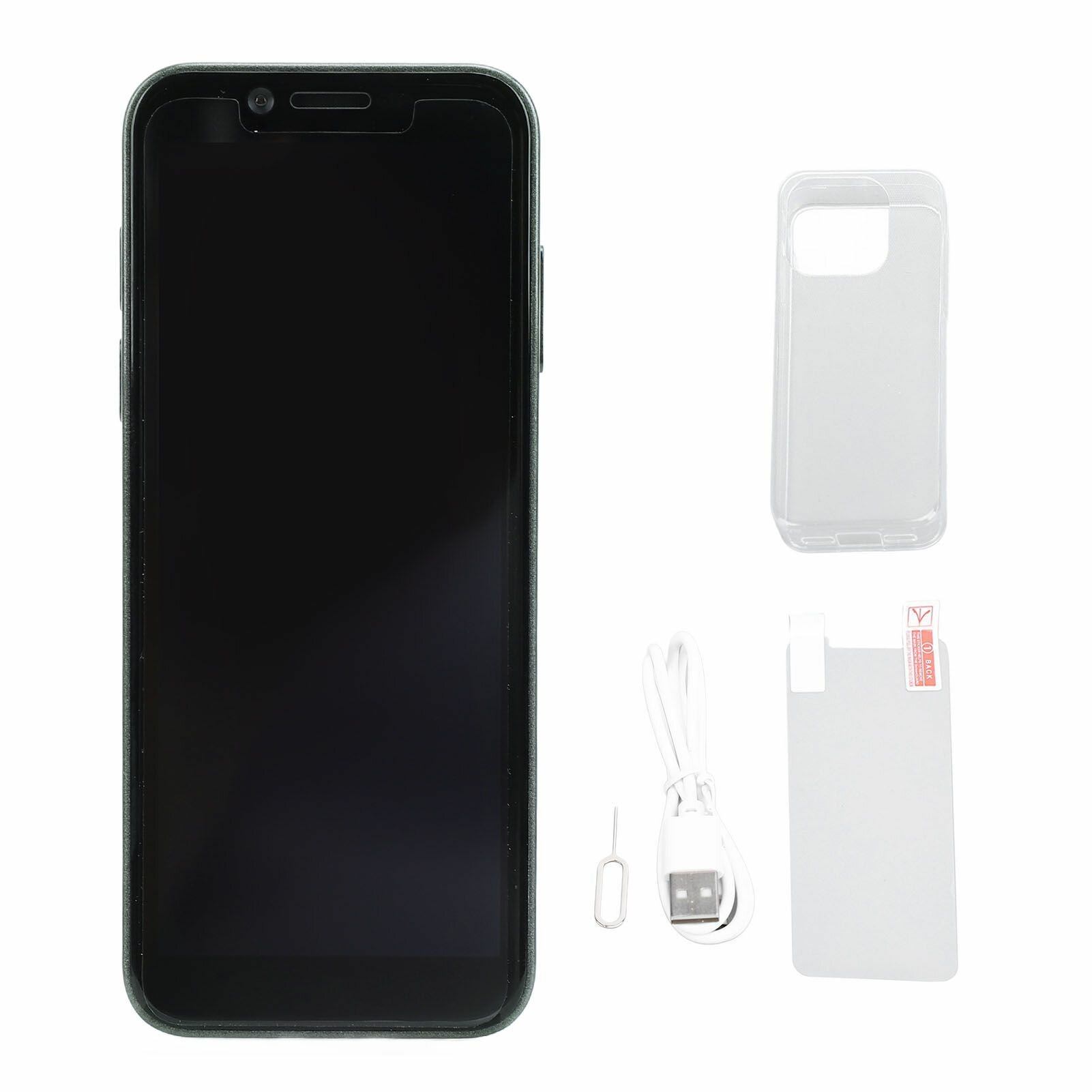 S24 Pro Маленький 3G смартфон, 4-дюймовый ЖК-дисплей, 2 ГБ/16 ГБ, камера 3+10 МП, две SIM, зеленый