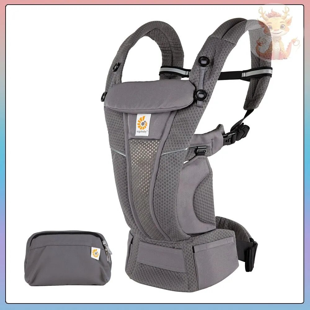 Эргорюкзак Ergobaby OMNI Breeze - Graphite Grey для новорожденных