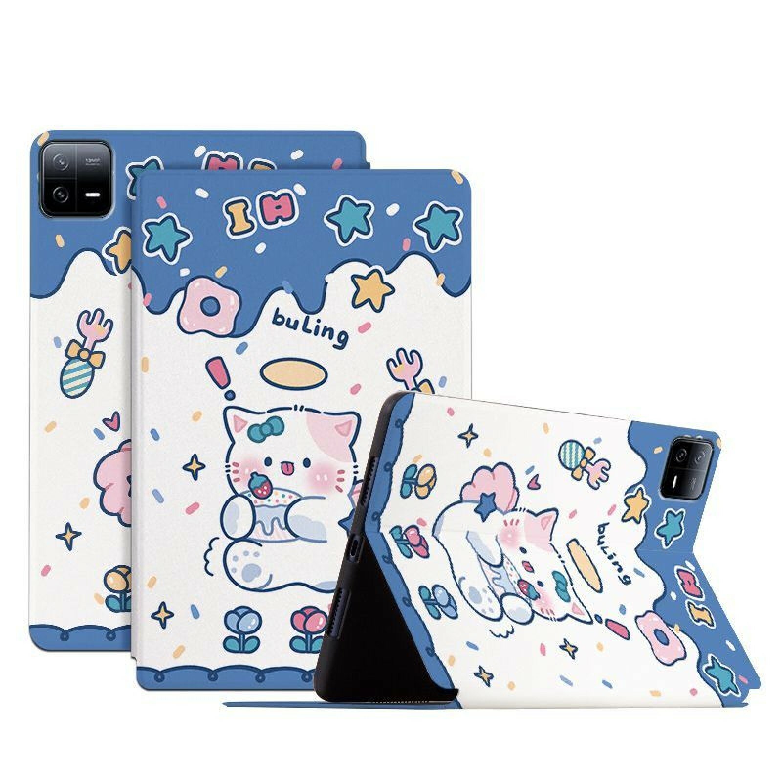 Чехол MyPads для Xiaomi Mi Pad 6 и Mi Pad 6 Pro 11' 2023 с подставкой и ярким дизайном