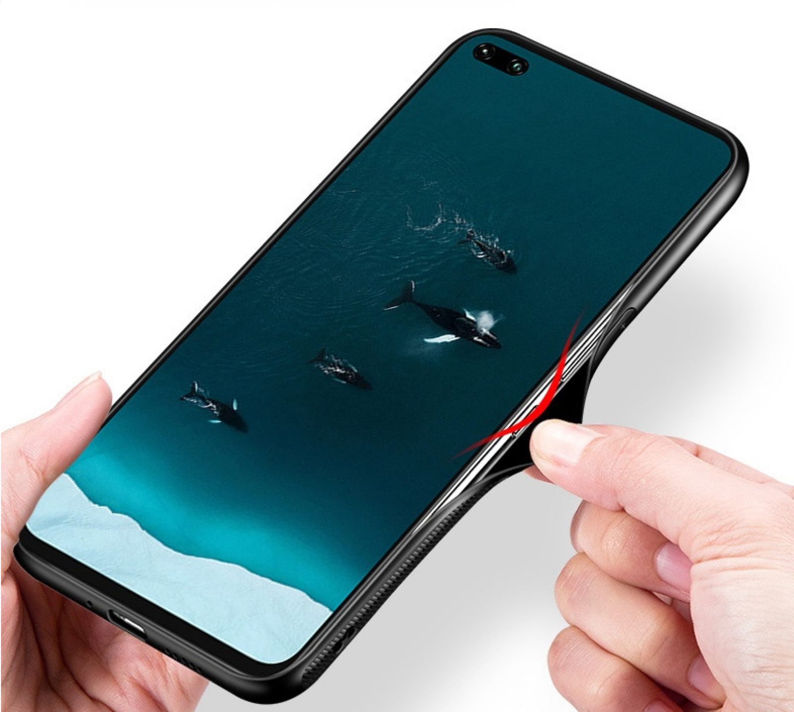 Задняя панель-чехол MyPads Tessuto morbido для Xiaomi Redmi 9T из силикона и ткани