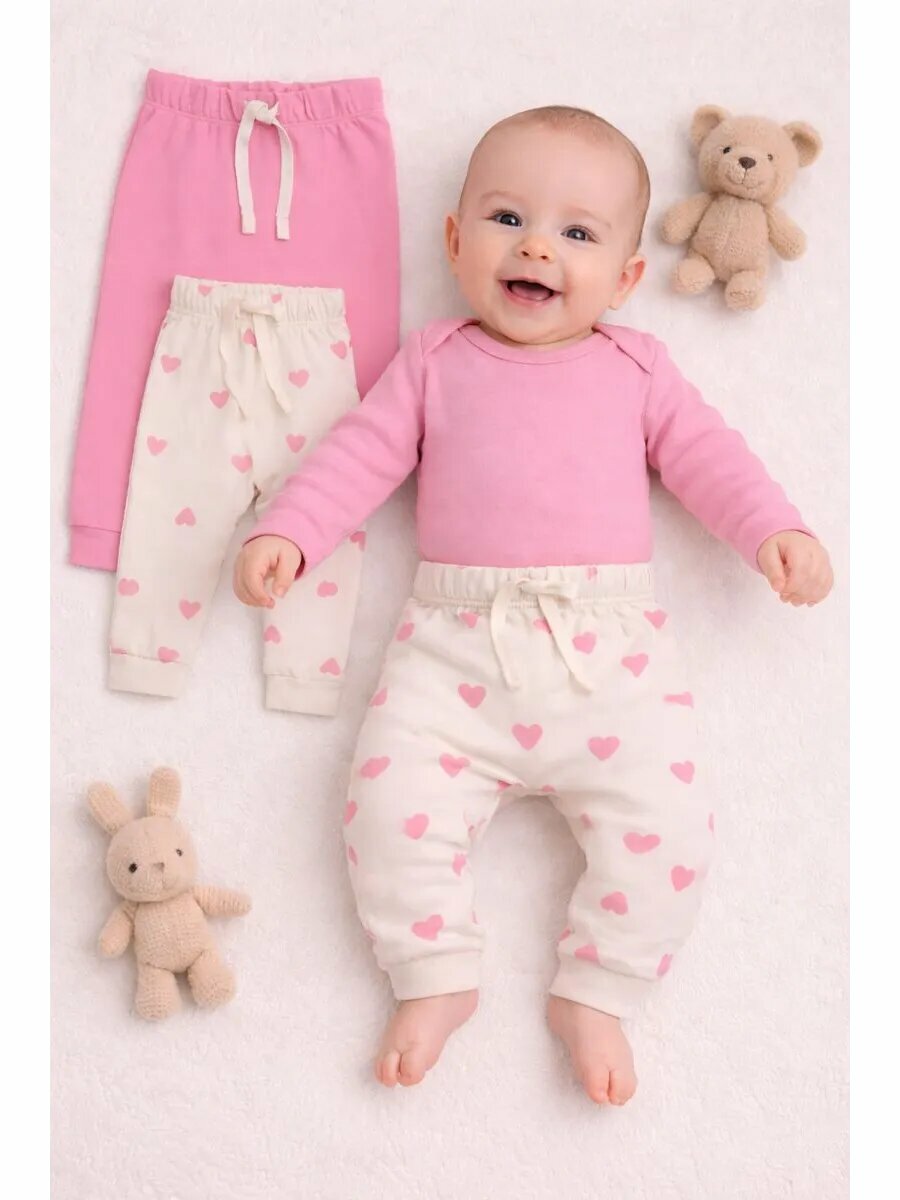 Ползунки для малышей, комплект из 2 шт.