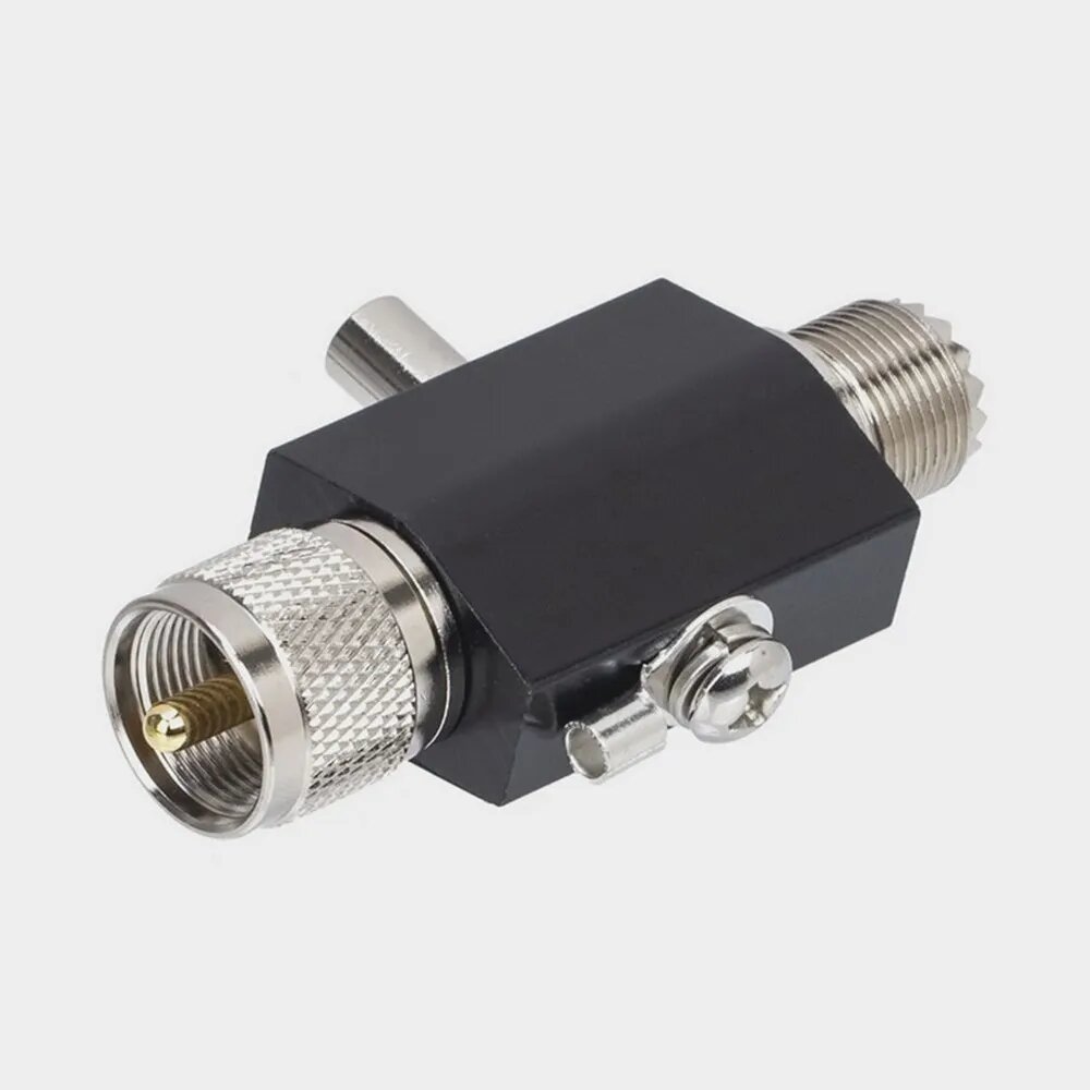 Грозозащита Коаксиального Кабеля Pl259 Мужской На Женский, Цилиндрическая Форма, 1 Штука