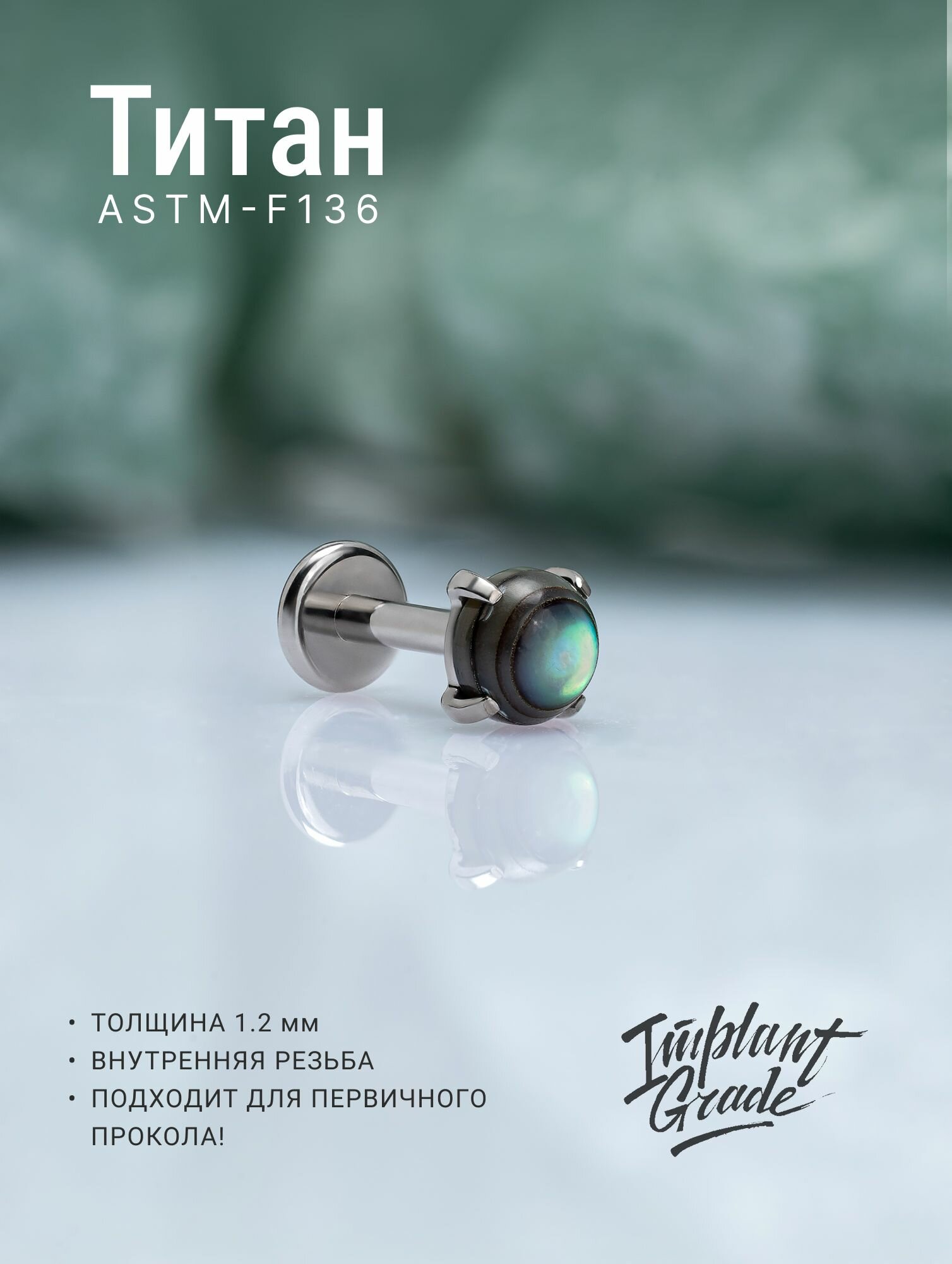 Пирсинг Implant Grade