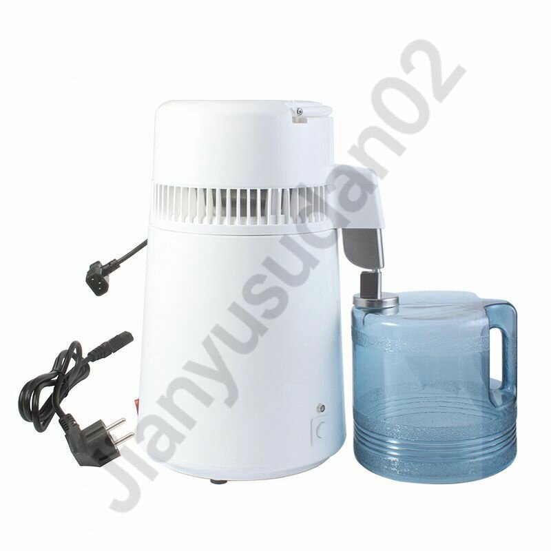 Дистиллятор чистой воды, 4L Стоматологическая дистиллированная вода, электрическая очиститель из нержавеющей стали